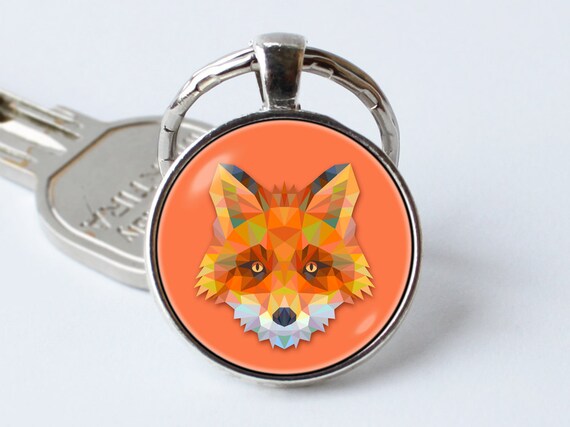 Fox Keychain Fox Keyring Fox Jewelry Fox Pendant Red Fox Key | Etsy