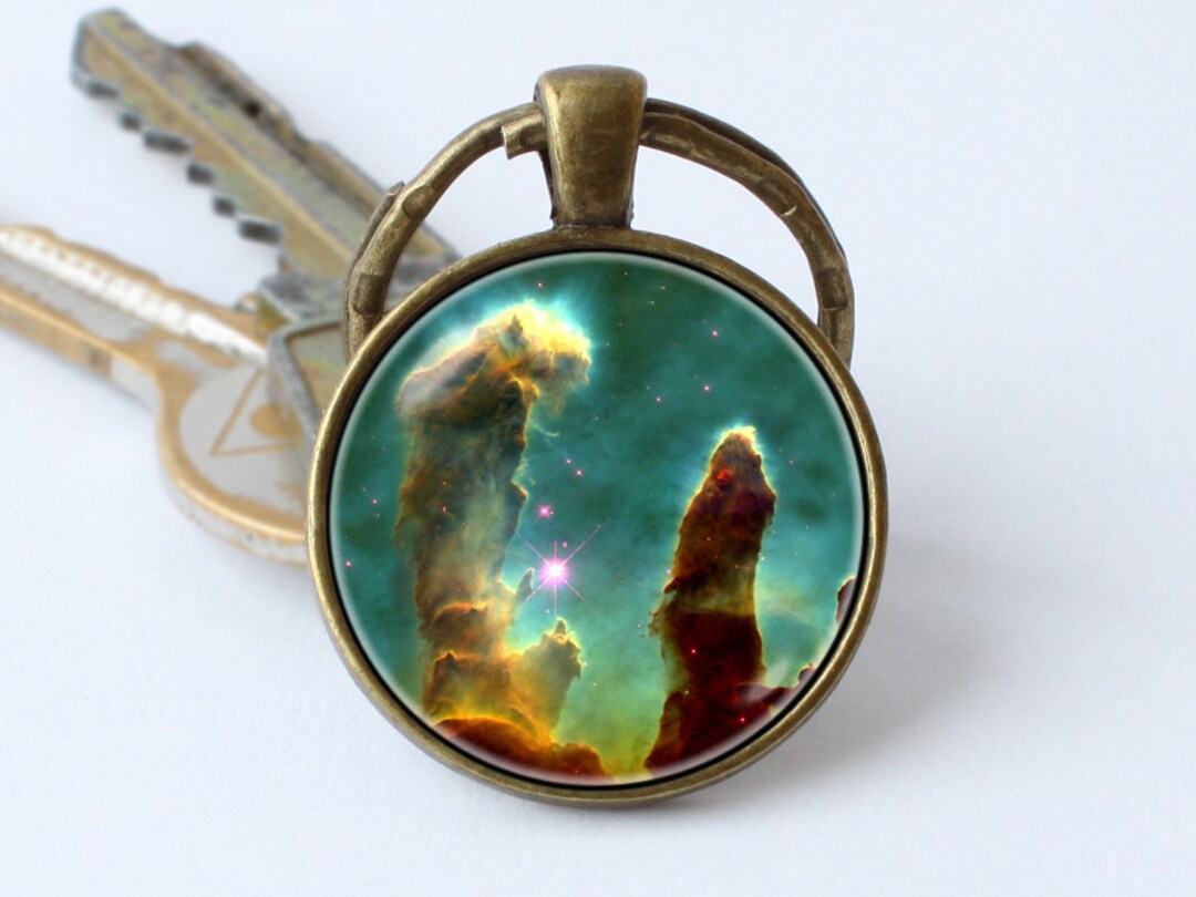 Galaxy Keychain Nebula Eagle Nebula Keyring Galaxy Jewelry Nebula ...