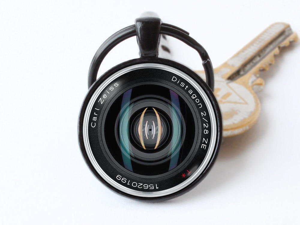 Photographer Keychain Camera Key Ring Camera Lens Jewelry Lens Key ...