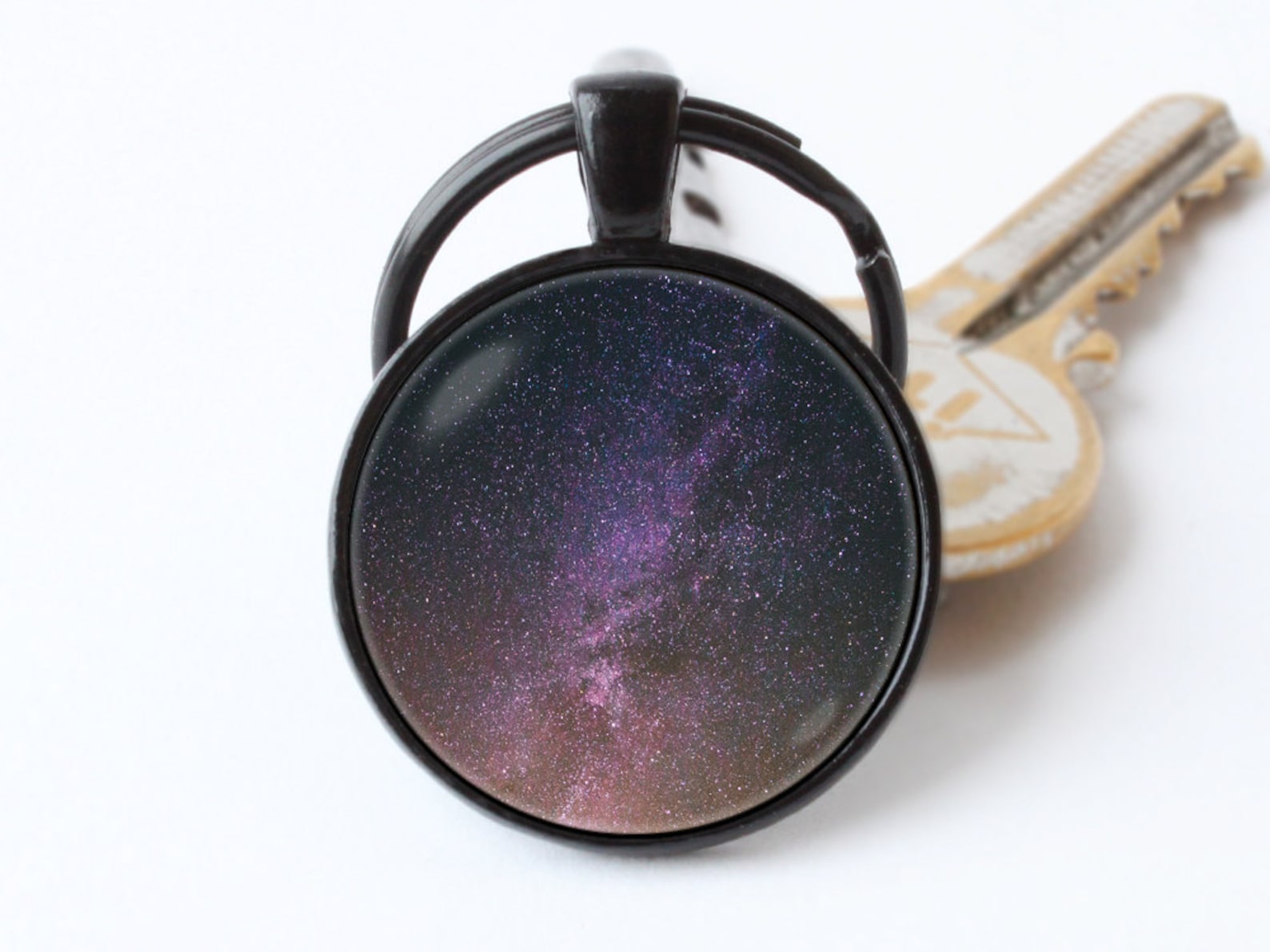 Space Gifts Nebula Galaxy Key Fob Nebula Keyring Space Keychain ...