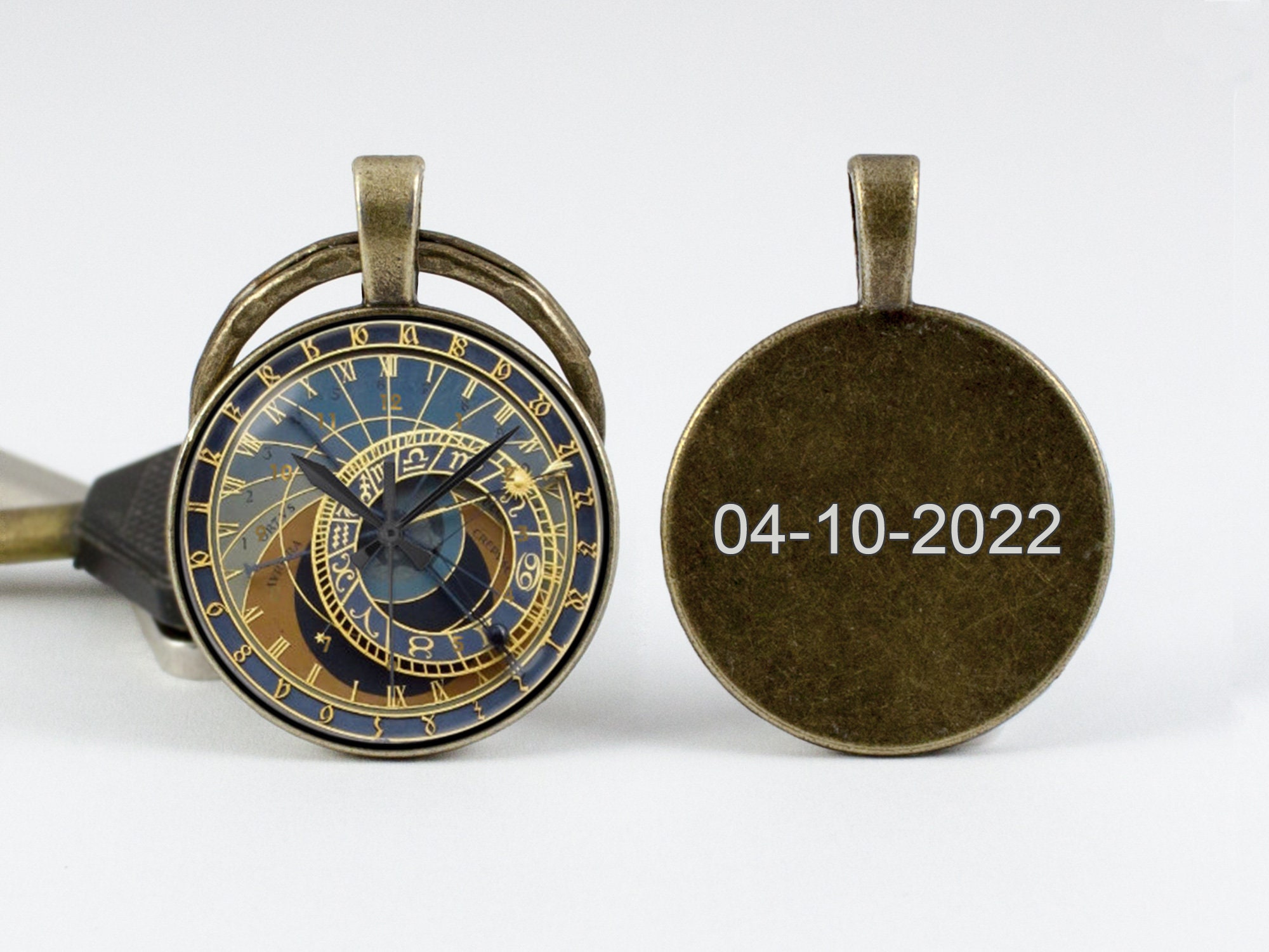 Custom Gift the Prague Astronomical Clock Personalized Gift Custom Key ...