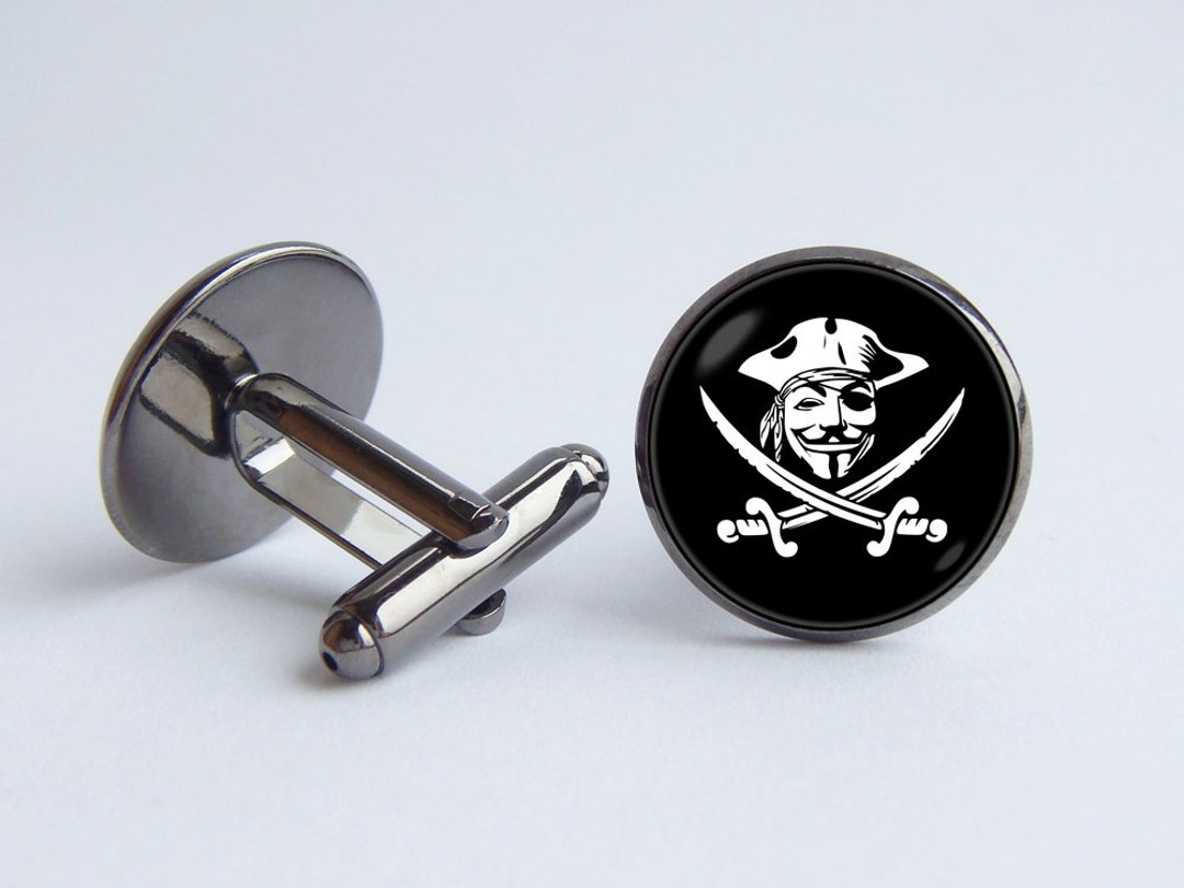 Pirate Jewelry Pirate Cufflinks Men Cufflinks Pirate Flag Cuff Links ...