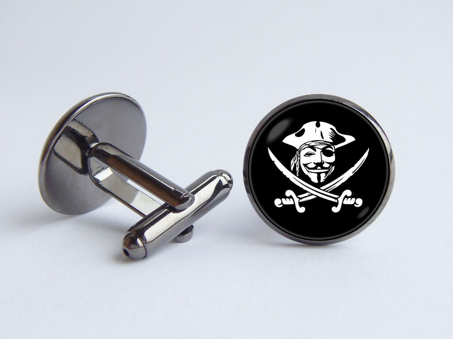 Pirate Jewelry Pirate Cufflinks Men Cufflinks Pirate Flag Cuff - Etsy