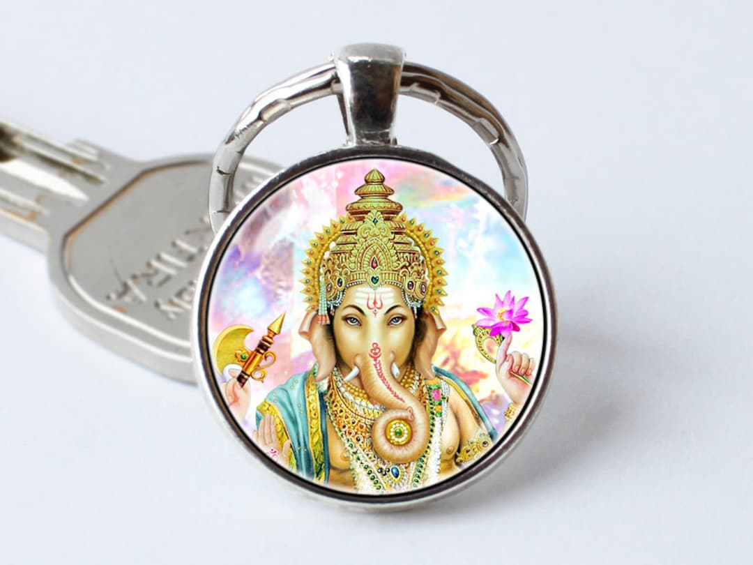 Ganesha Keychain Ganesha Pendant Ganesh Jewellery Ganesha Key Ring ...