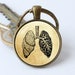Human Lungs Keychain Anatomy Keyring Lungs Jewellery Biology - Etsy