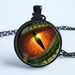 Dragon Eye Keychain Dragon Eye Keyring Dino Gift Dinosaur - Etsy
