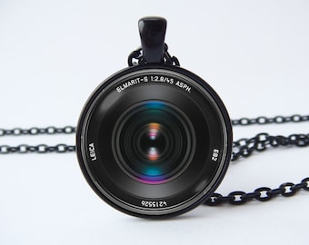 Camera Lens Jewelry Men Necklace Camera Pendant Photographer | Etsy
