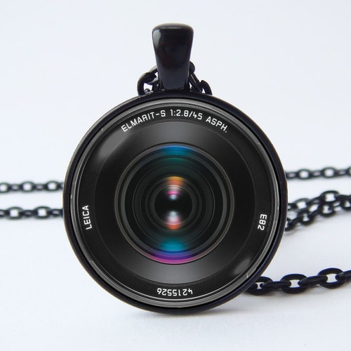 Camera Pendant Photographer Gift Camera Lens Jewelry Men - Etsy