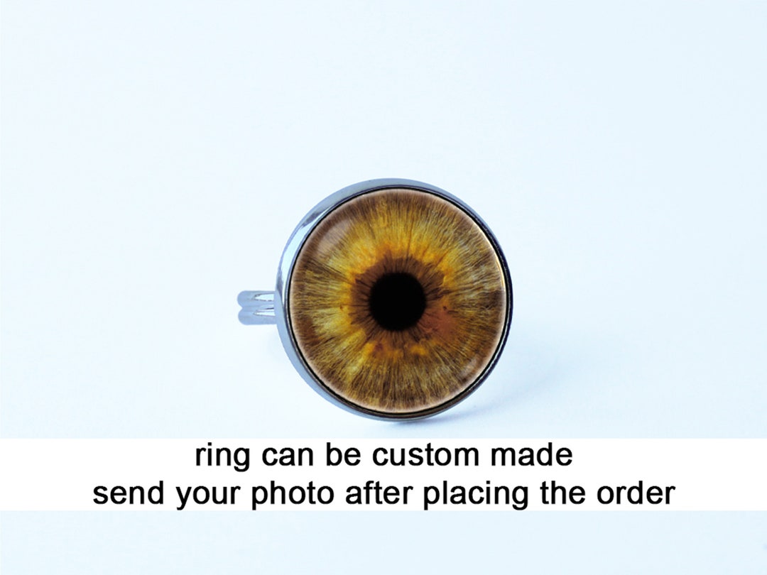 Human Eye Ring Eye Jewellery Girlfriend Gift Human Eye Jewelry Eye Ring ...