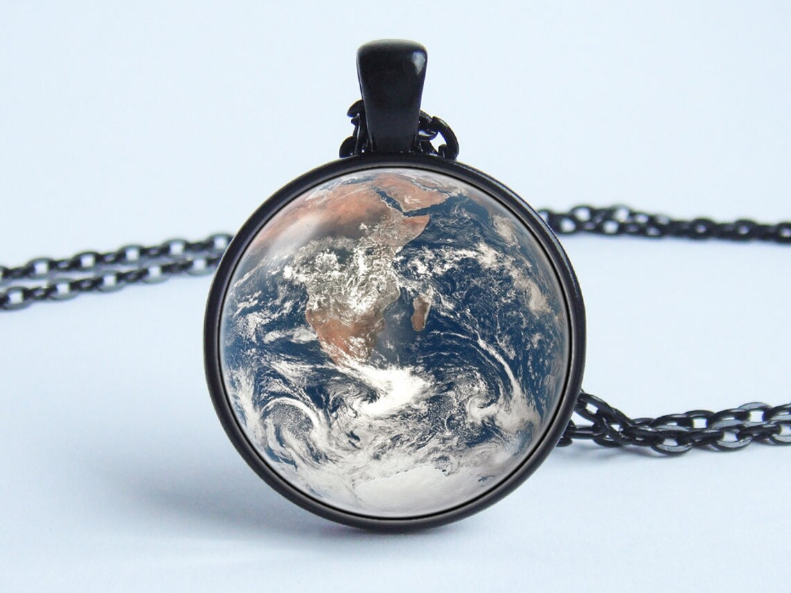 Earth Keychain Planet Earth Keyring Geography Key Chain Space | Etsy