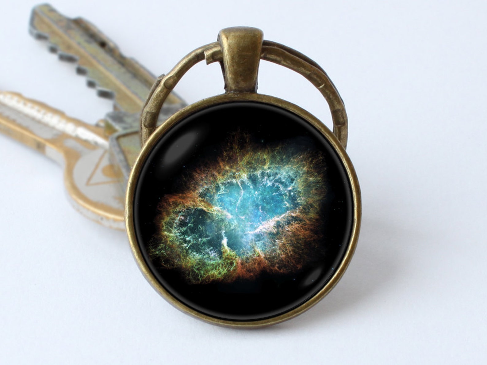 Nebula Key Ring Nebula Crab Keychain Galaxy Jewelry Space Gift | Etsy