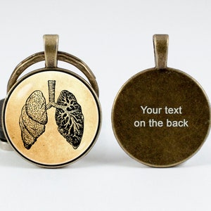 Anatomical Lungs Necklace Human Lungs Anatomy Jewelry Lungs Pendant ...