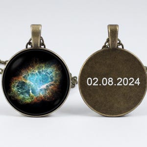 Nebula Key Ring Nebula Crab Keychain Galaxy Jewelry Space Gift ...