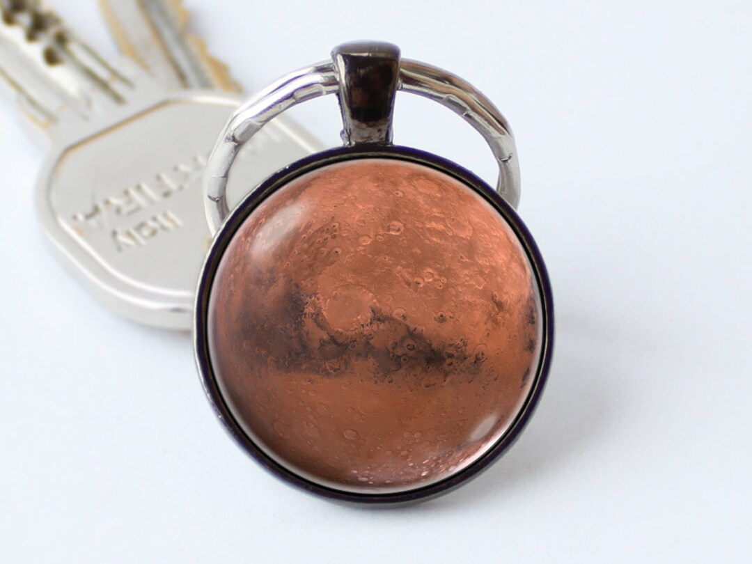 Mars Key Chain Mars Keyring Mars Jewelry Mars Pendant Space Gift Solar ...