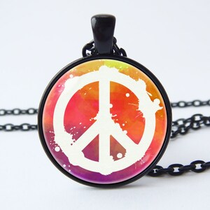 Peace Sign Key Chain Peace Sign Key Ring Peace Sign Pendant Peace on ...