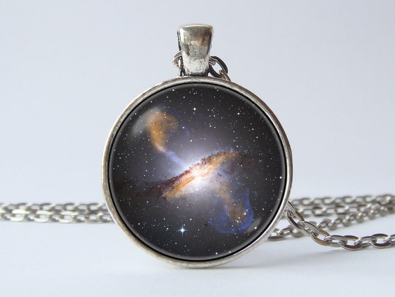 Galaxy necklace Nebula pendant Universe Cosmos jewelry Space | Etsy