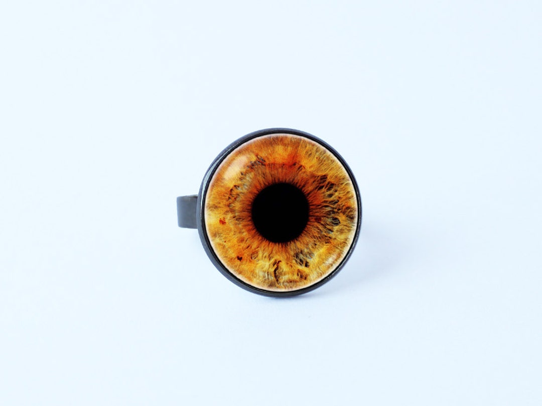 Ring Eye Golden Eye Ring Eye Jewelry Boho Ring Human Eyeball Evil Eye ...