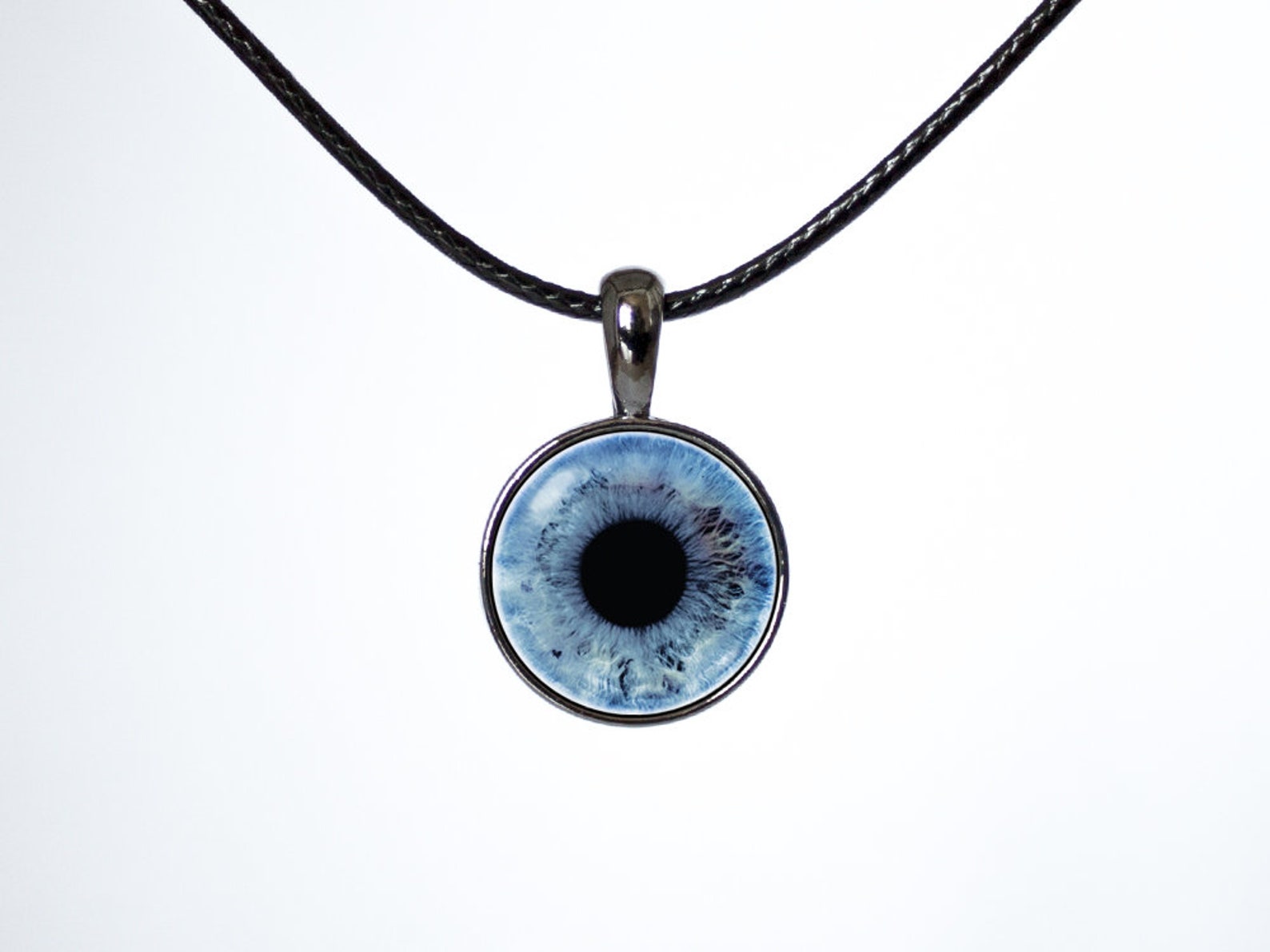 Eye Necklace Eye Jewelry Eye Pendant Brown Eye Steampunk - Etsy