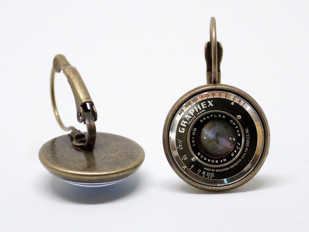 Camera Lens Jewelry Photographer Gift Lens Earrings Camera Jewellery ...