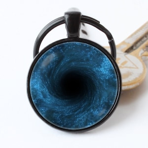 Black Hole Keychain Cosmic Gift Space Keychain Black Hole Accessory ...
