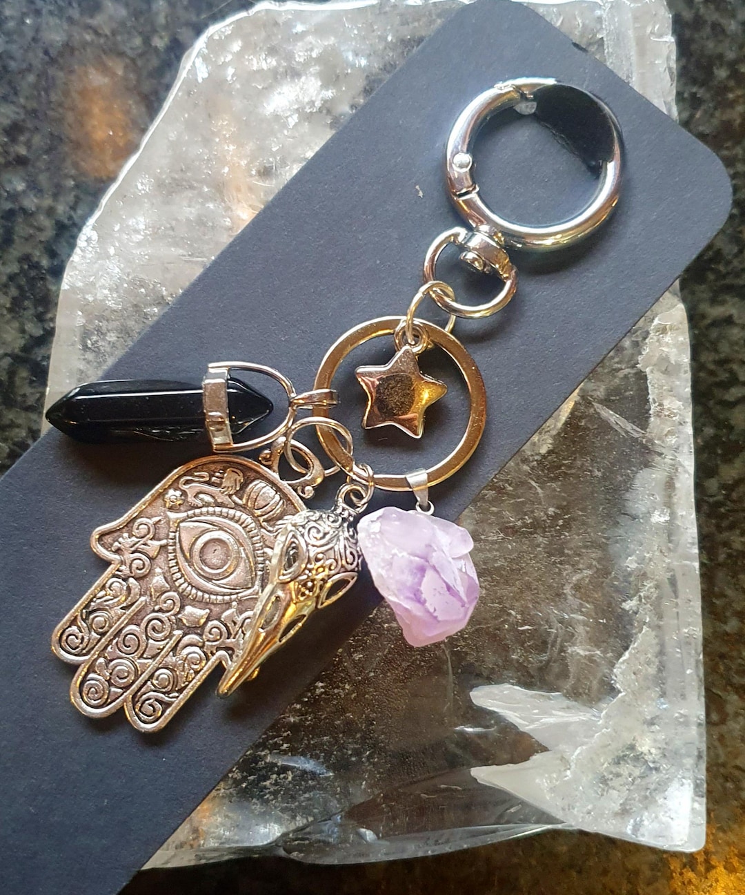 Crystal Bag Charms, Protection Crystal Bag Charms, Wisdom and Spiritual ...
