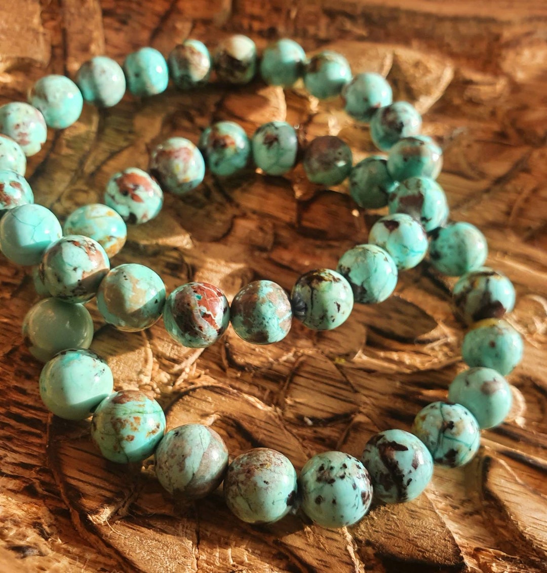 Genuine Turquoise Bracelet - Etsy
