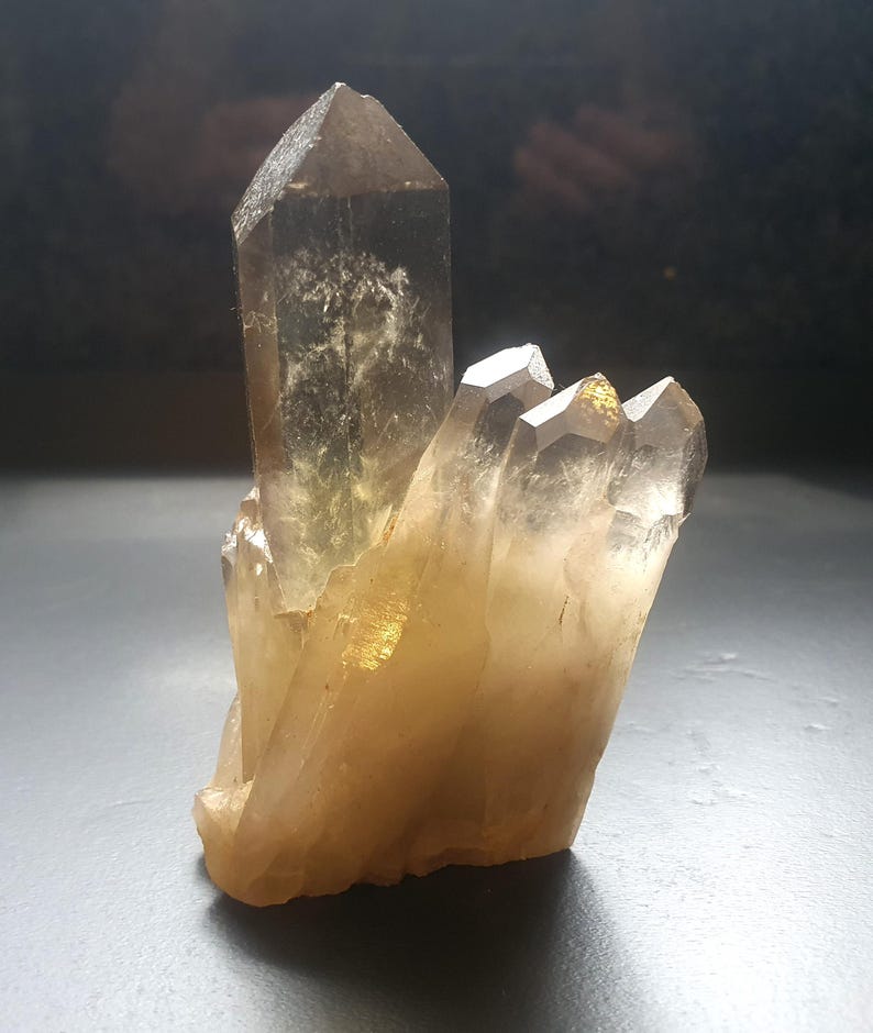 Citrine Cluster Specimen From Madagascar, Solar Plexus Chakra, Chakra ...