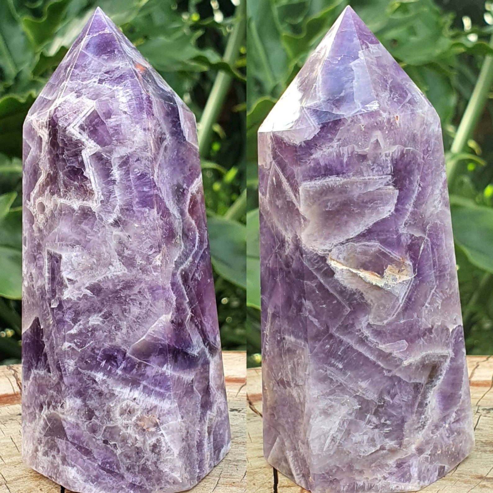 385 Grams Large Chevron Amethyst Tower Amethyst Tower Dream - Etsy UK