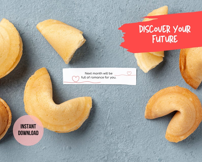 Love Fortune Cookie Sayings: 84 Printable Predictions (PDF/JPG) - Etsy
