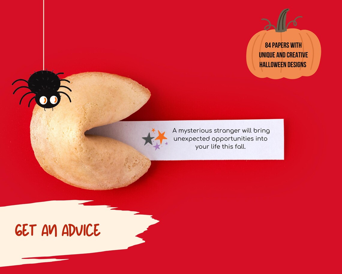 Halloween Fortune Cookie Sayings: 84 Printable Predictions (PDF) - Etsy
