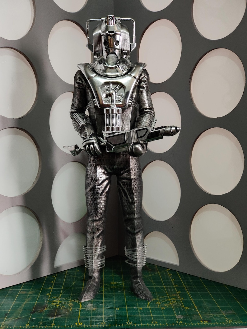 1/6 Scale Custom Silver Nemesis Cyberman Kit - Etsy UK