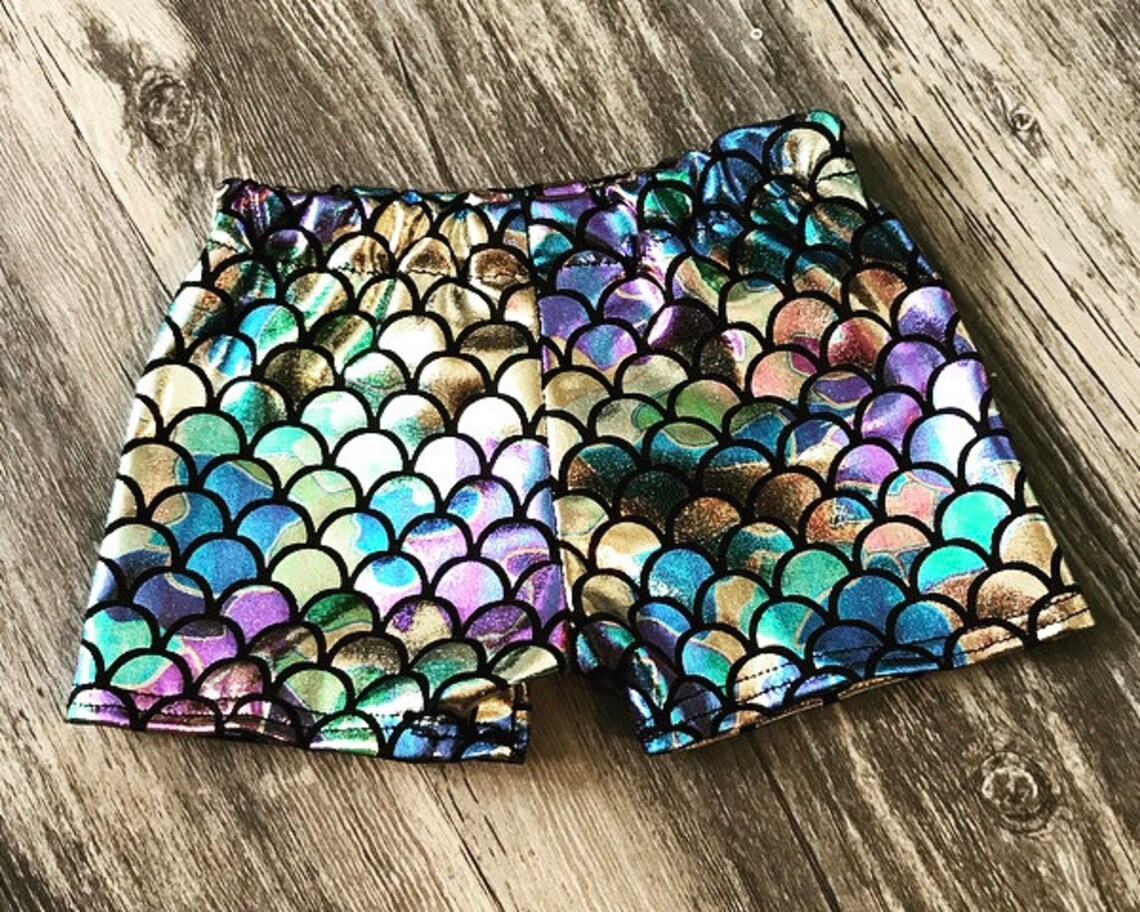 READY TO Ship-baby Toddler Kids Mermaid Shorts - Etsy