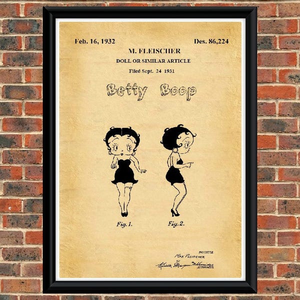 Betty Boop Poster - Etsy