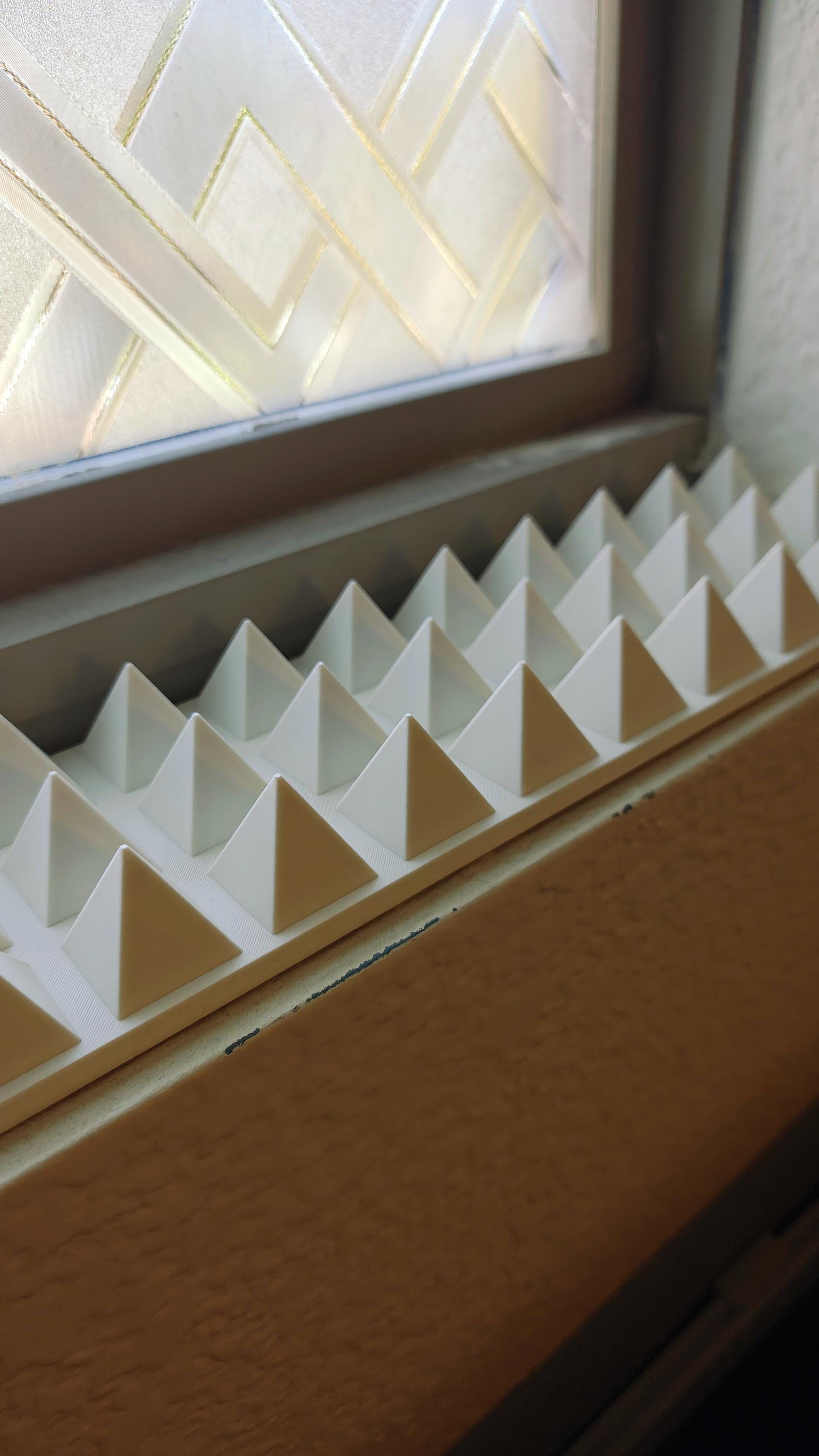 Spike Strip Pet Deterrent for Window Sills - White - CUSTOM SIZES ...