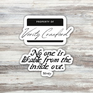 Verity by Colleen Hoover Stickers - Etsy