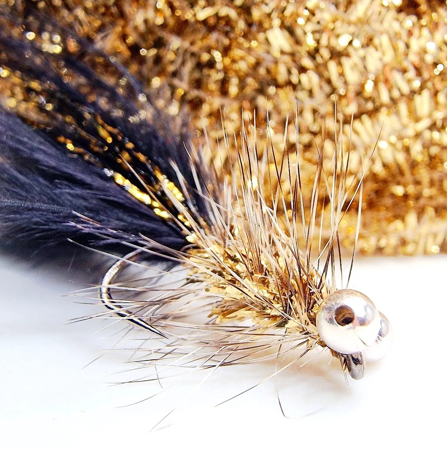 3mm Metallic Fritz - Gold or Silver - Fly Tying Materials - Etsy
