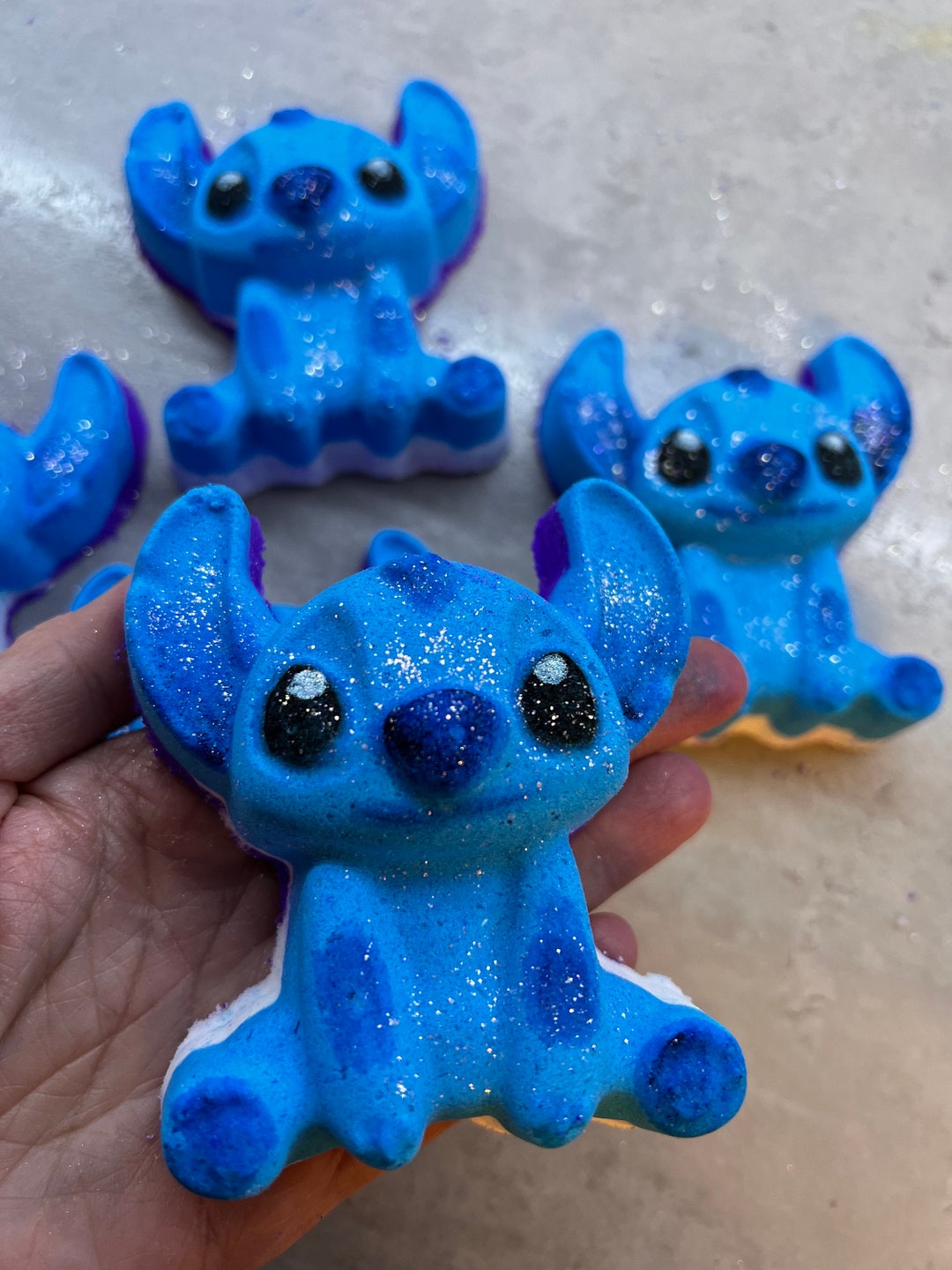 Blue Alien Bath Bomb Natural Fun for Kids Handmade, Vegan Friendly Bath ...