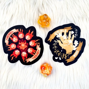 Spell Stickers, Dungeons and Dragons DND - Etsy