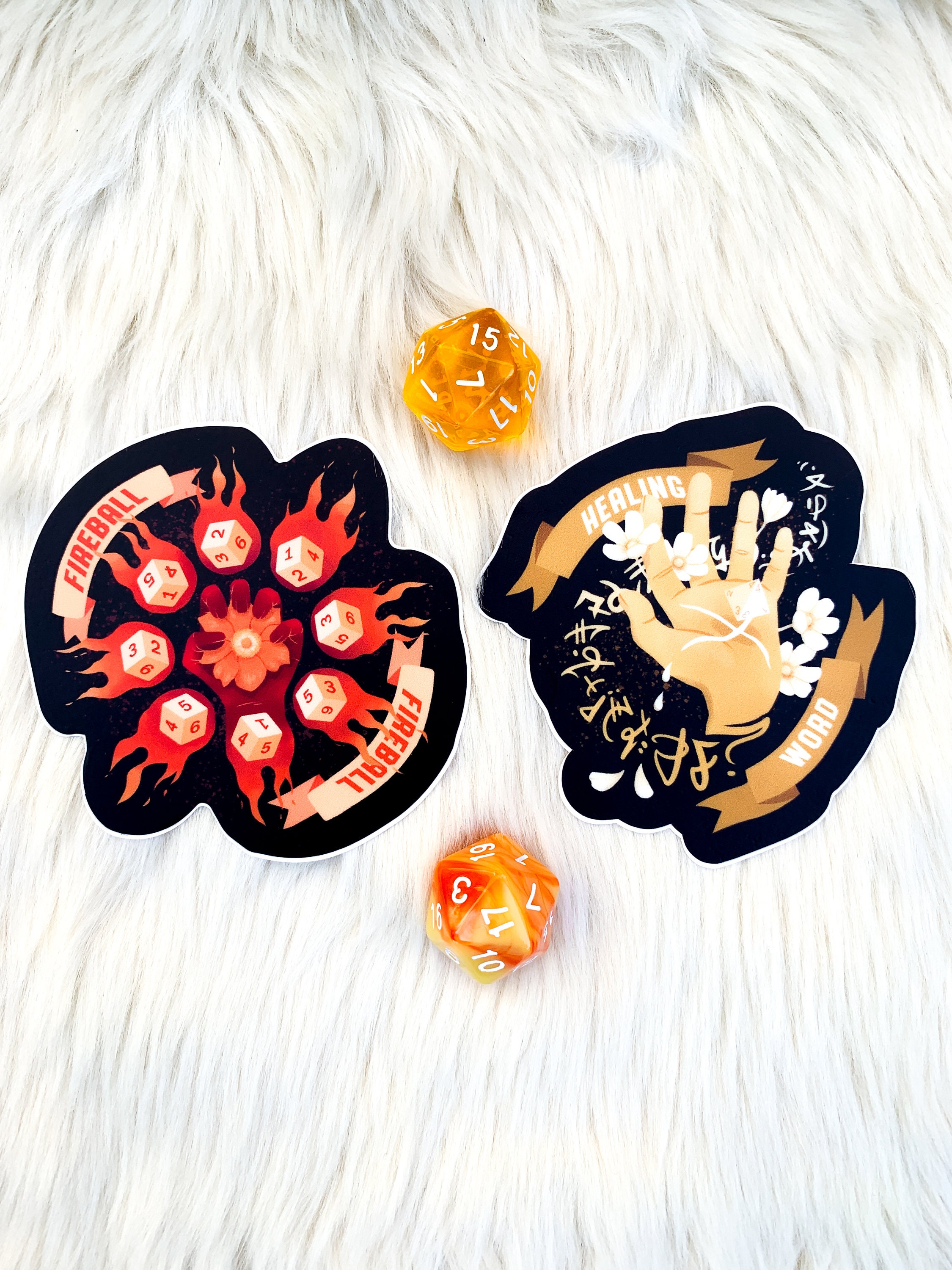 Spell Stickers Dungeons and Dragons DND - Etsy