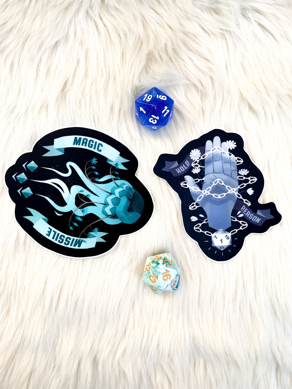 Spell Stickers Dungeons and Dragons DND - Etsy