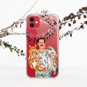 Big Red Cat iPhone X Case Grey Cat iPhone XR Case Freddie Mercury ...