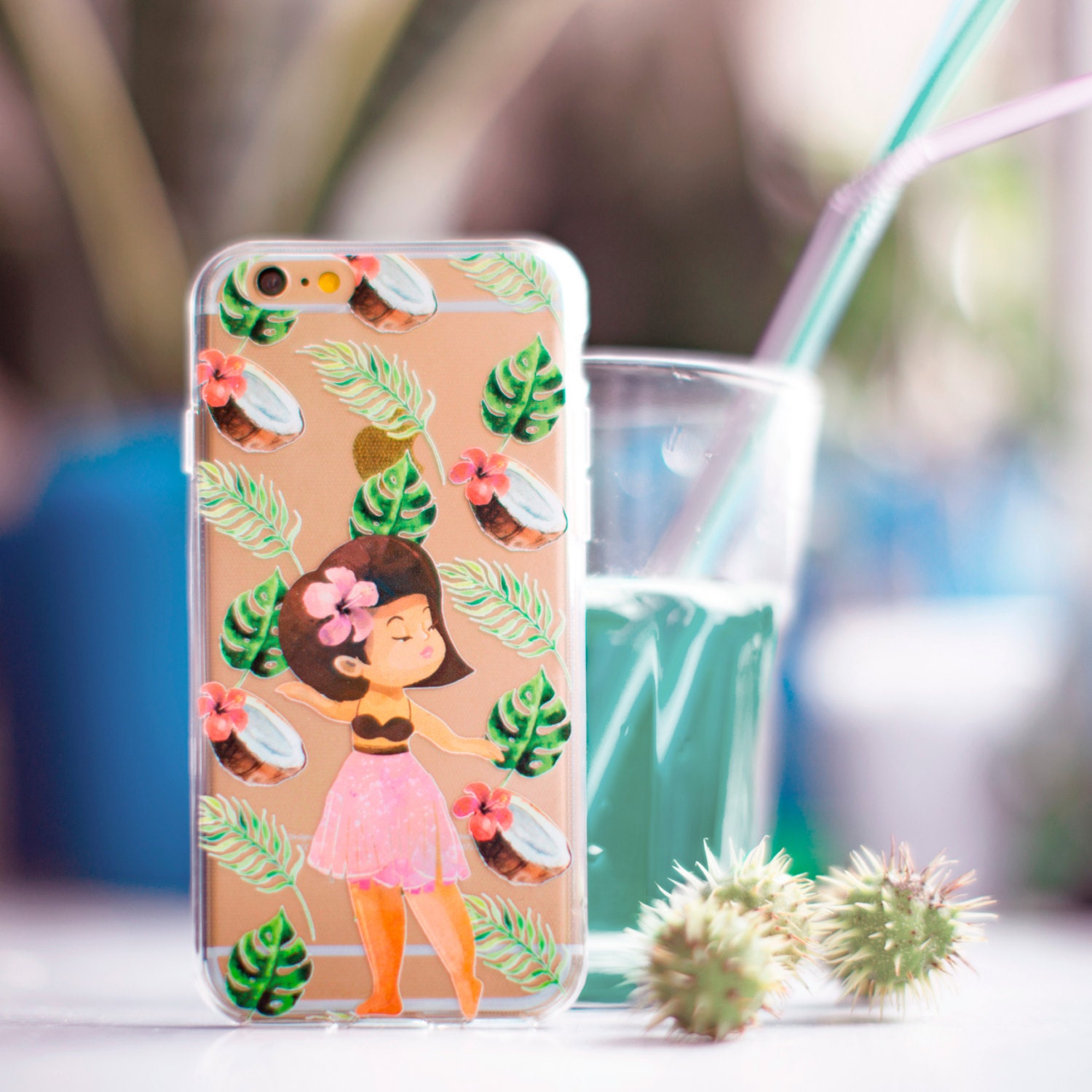Hawaii Girl Iphone 13 Mini Case Little Girl Iphone 13 Pro Case | Etsy