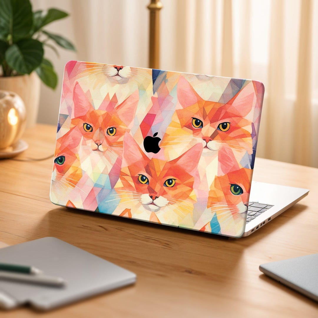 Red Cats Case for MacBook Air Funny Kittens MacBook Air M3 Retina 11 14 ...