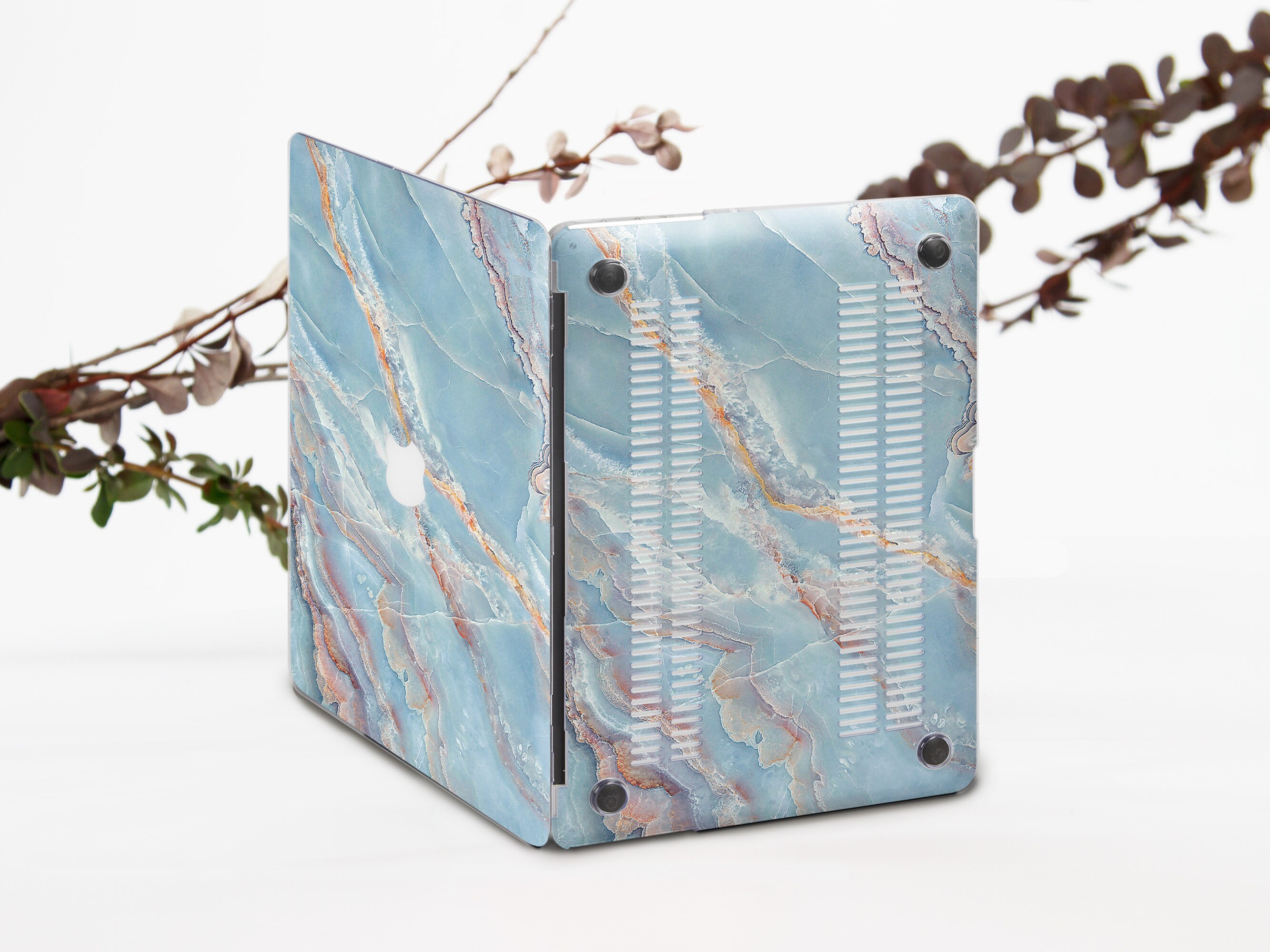 Blue Marble Macbook Case Light Blue Case Macbook Air 11 13 - Etsy