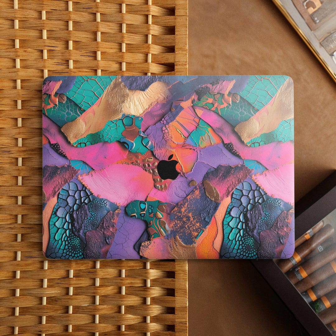 Rainbow Paint MacBook Case, MacBook Air 13 M2 A2681, MacBook Pro 13 M2 ...