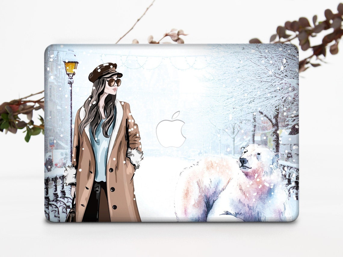 Stylish Macbook Pro 2019 Case Laptop Cover Winter Macbook Air | Etsy