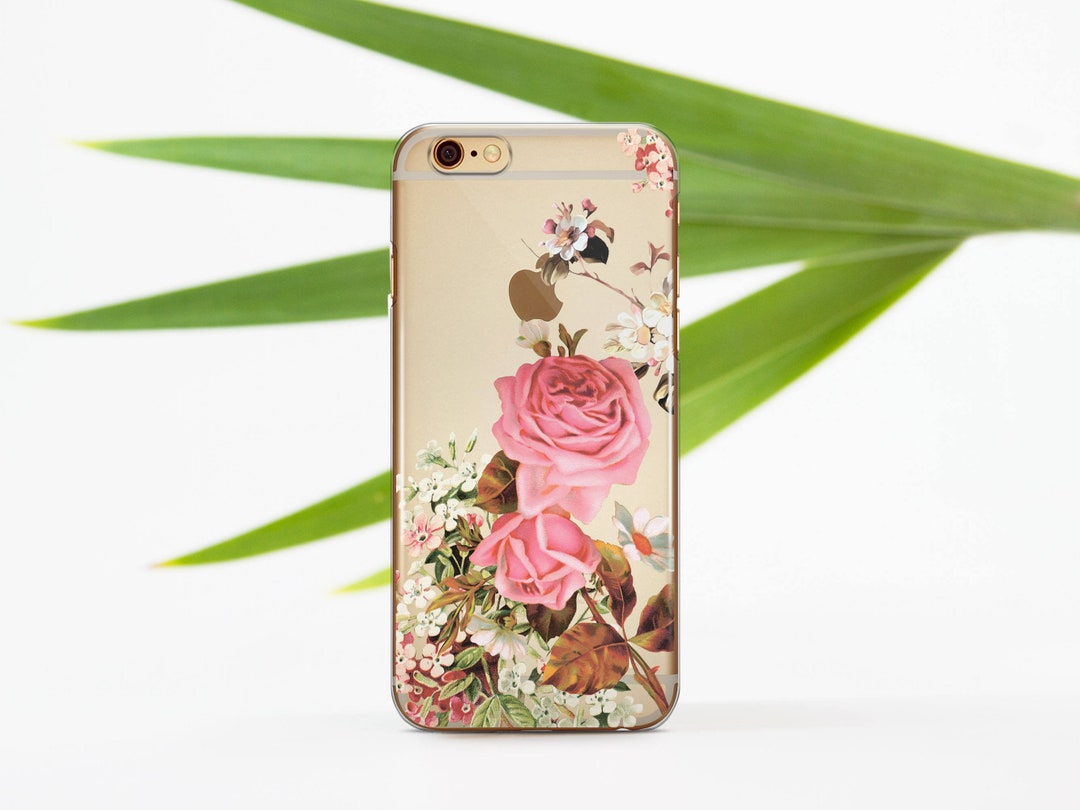 Rose Phone Case Floral Case iPhone 5 5S 6 6S 7 7S Plus Case - Etsy