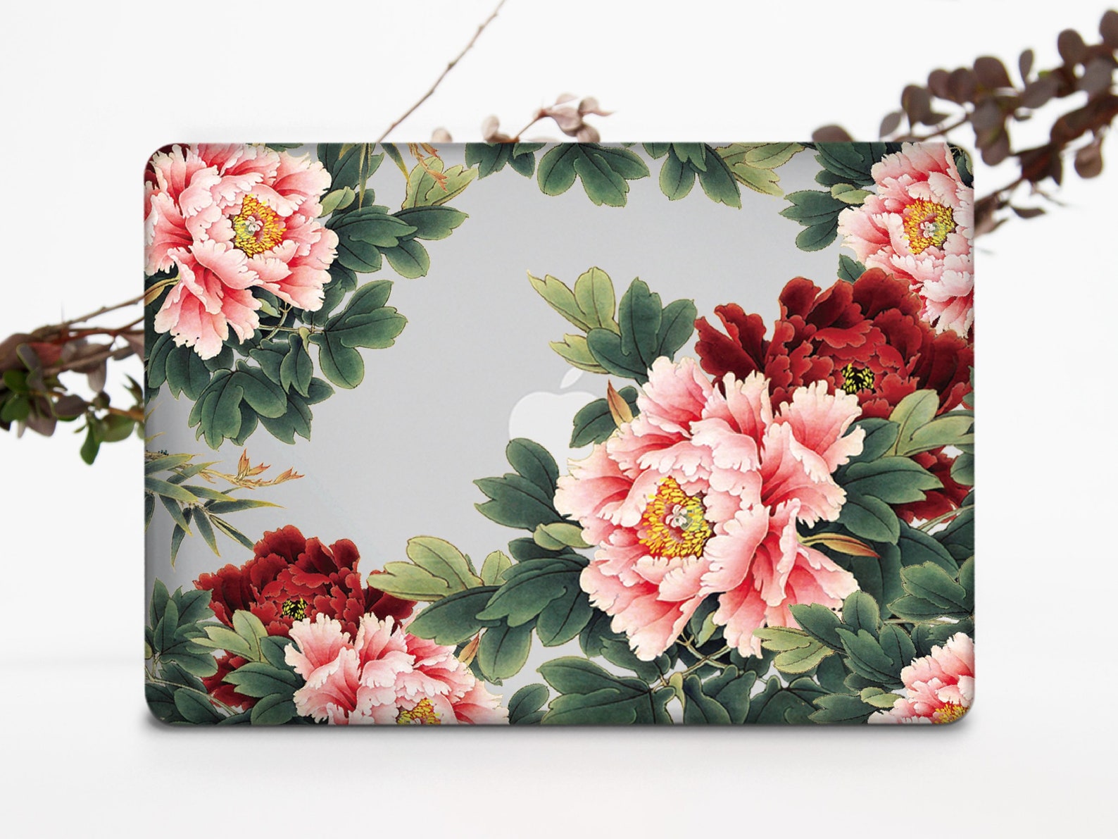 Chinese Art MacBook 12 Case MacBook Pro 13 2019 Case Floral | Etsy