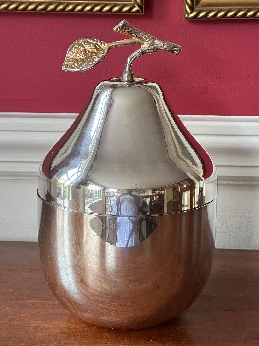 Pear Shape Ice Bucket With Thermal Liner - Etsy