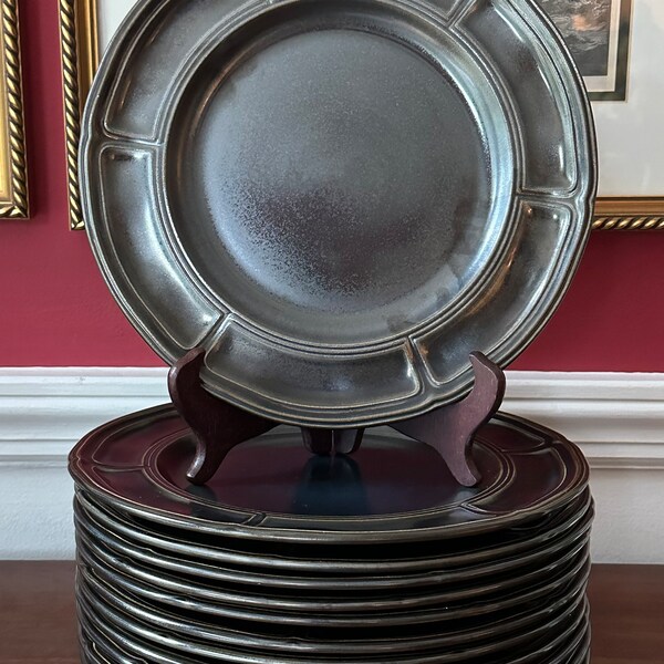 Pewter Dinner Plates - Etsy